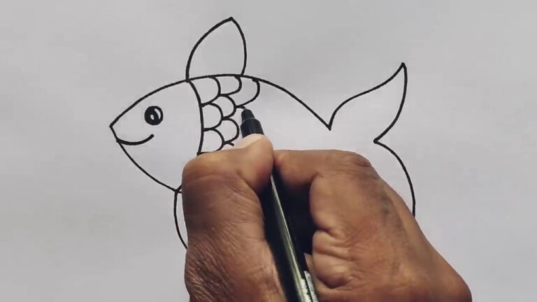 How to Create a Simple Fish Drawing in Minutes (10 Easy Steps)