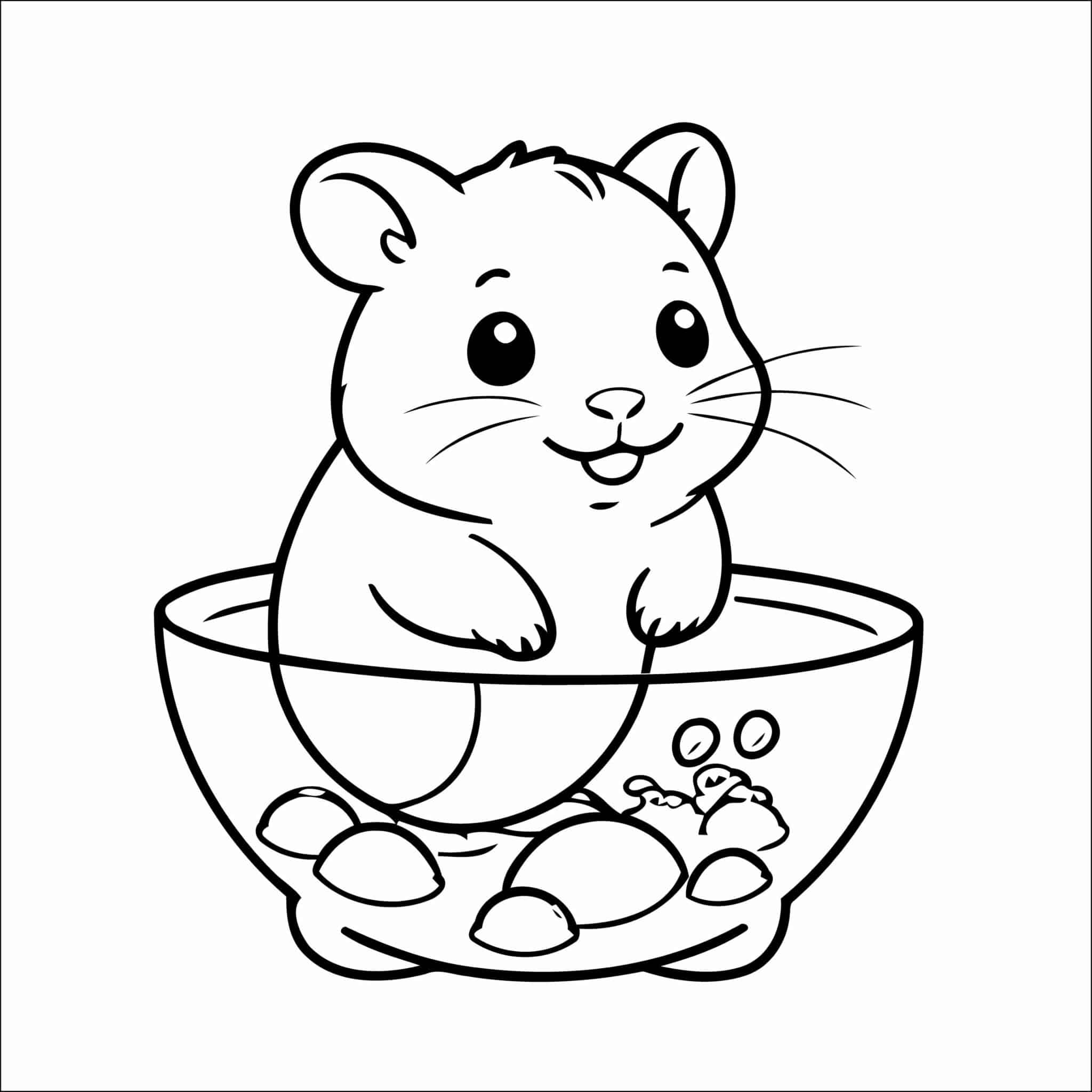 30 Cute Hamster Drawing Made Easy