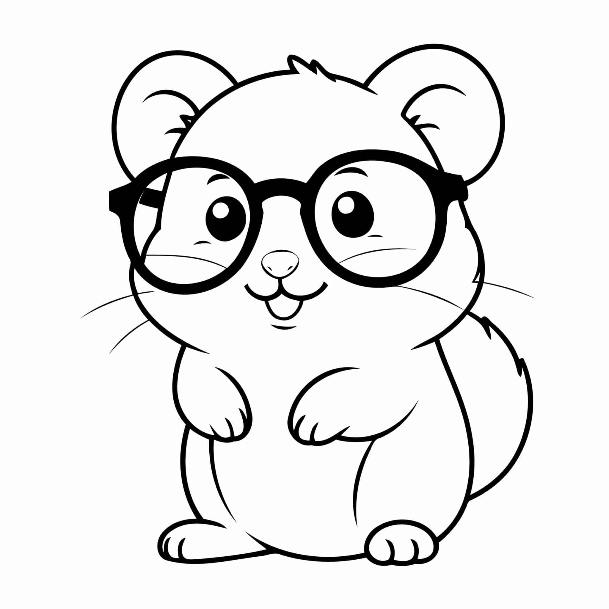 30 Cute Hamster Drawing Made Easy