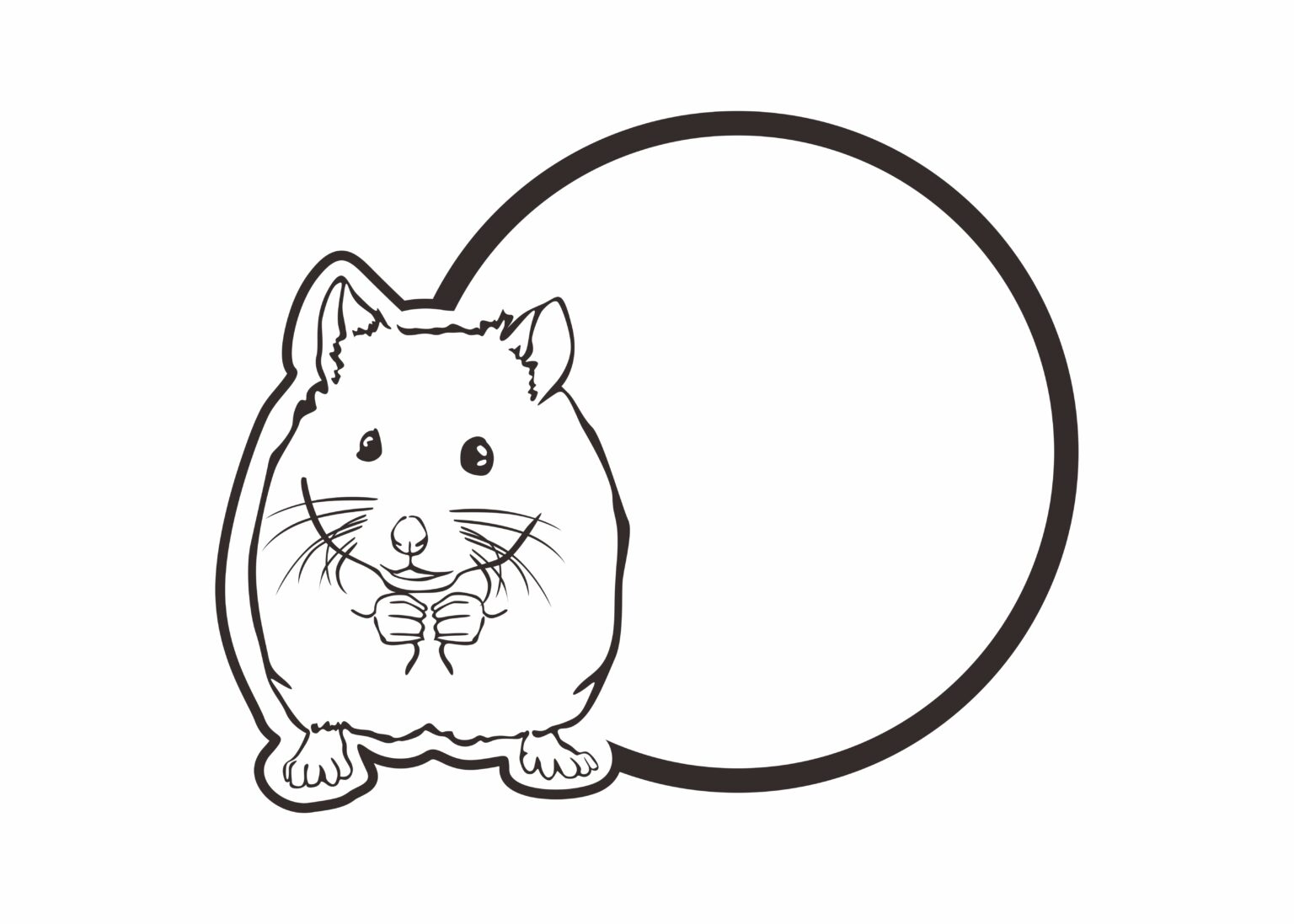 30 Cute Hamster Drawing Made Easy