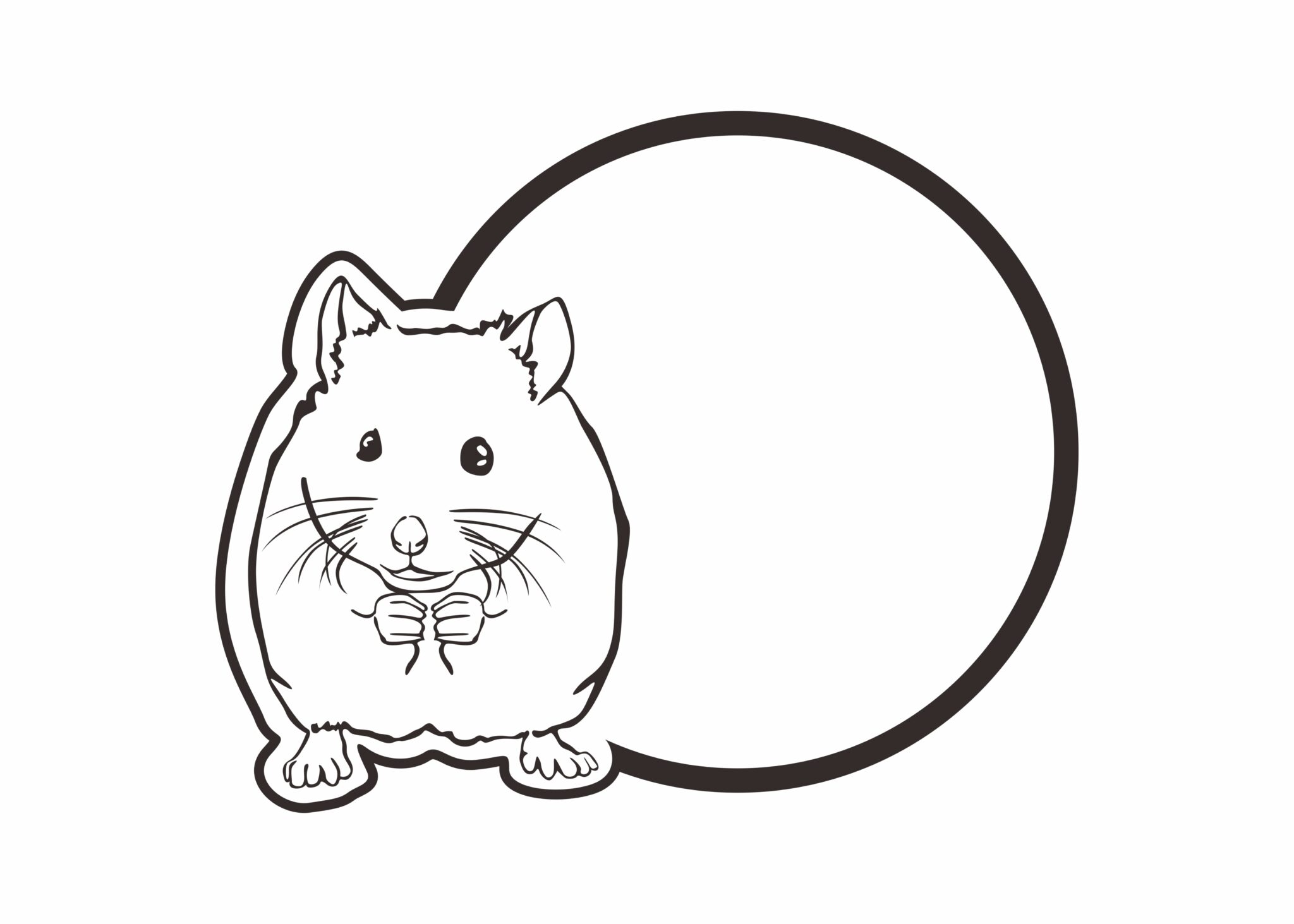 30 Cute Hamster Drawing Made Easy